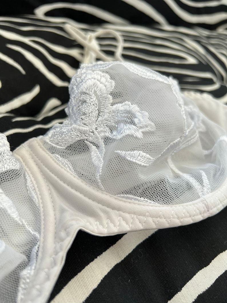 AUBADE Vintage Bra Black Lace Cherry Bras French Lingerie Romantic ...