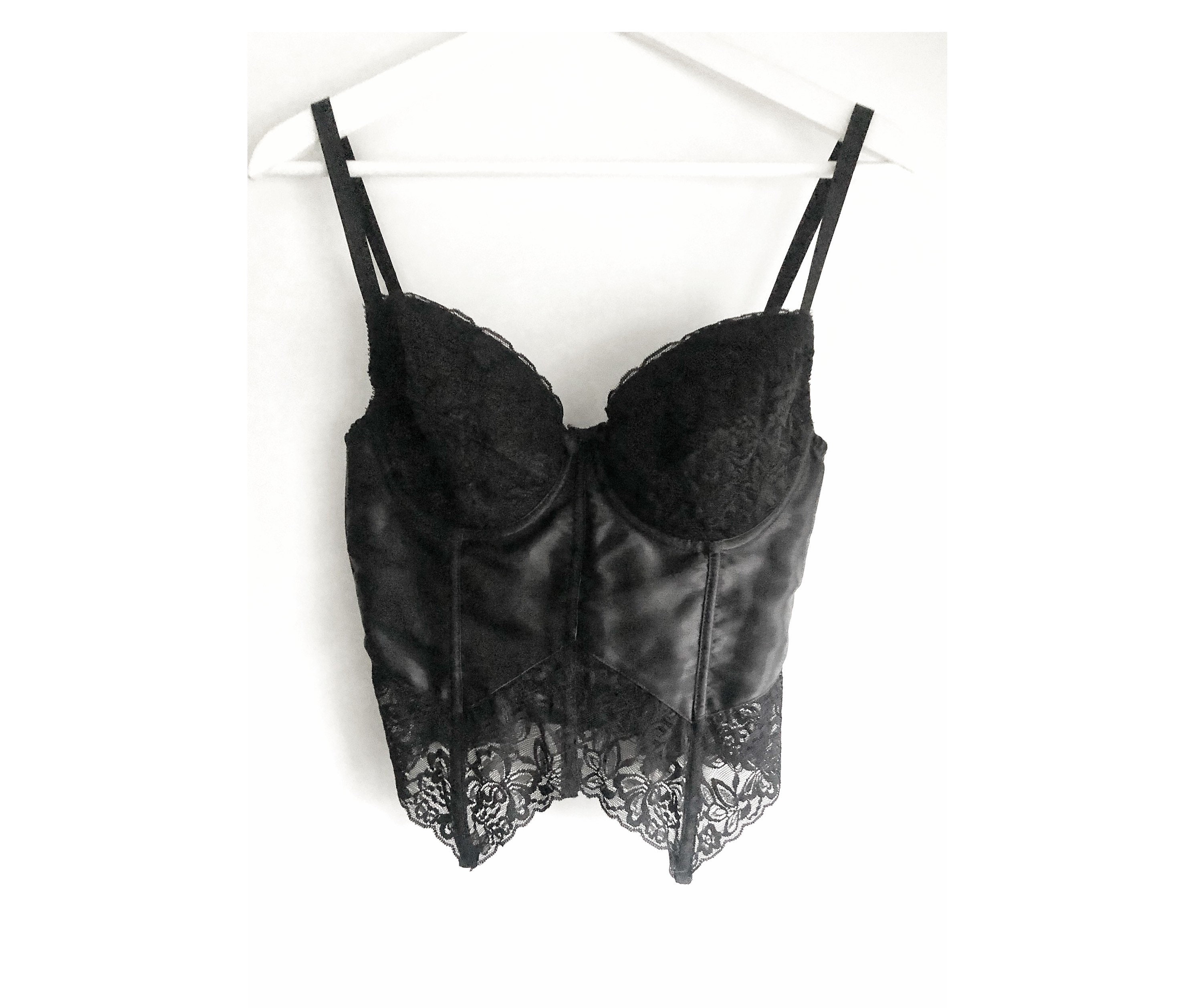 Black Lace Corset Top