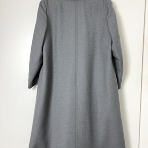 Lacoda Vintage Coat, Karakul Collar, Grey Elegant Single Breasted Mid ...