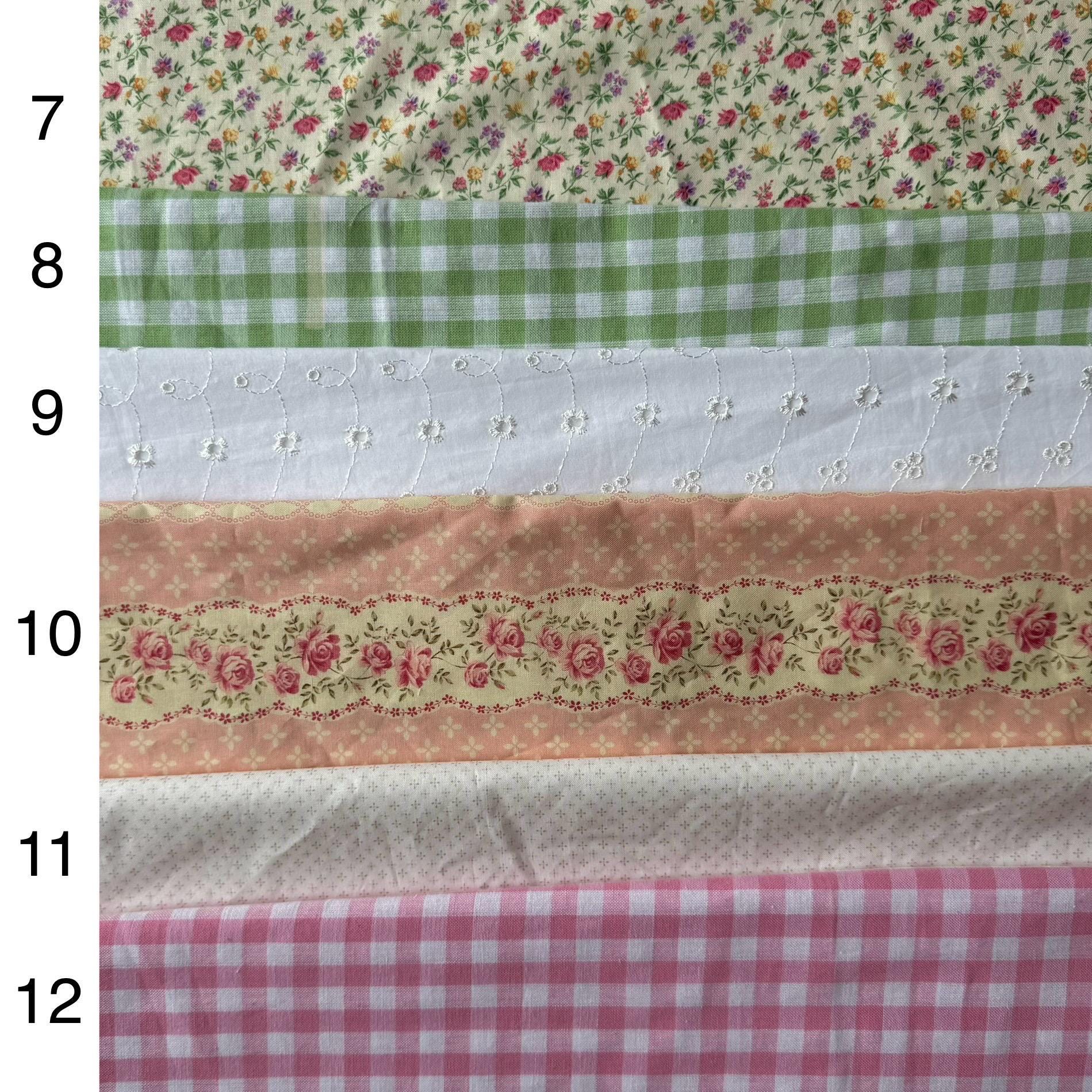 Custom Fabric Name Banner, Peronalized, Handmade, Pre-selected Fabrics ...