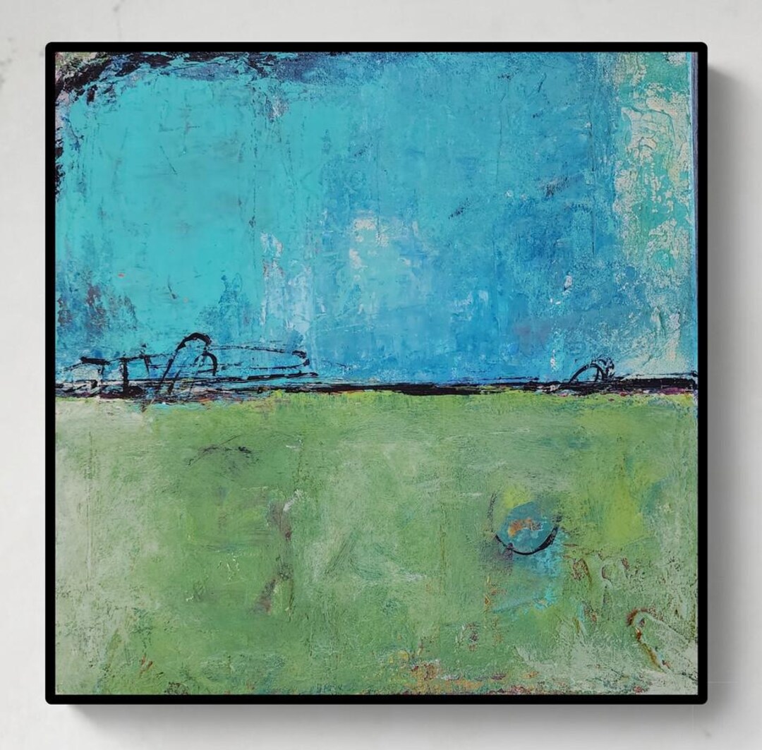 Rising Upside Down Series | Original Acrylic Paintings | Abstract ...