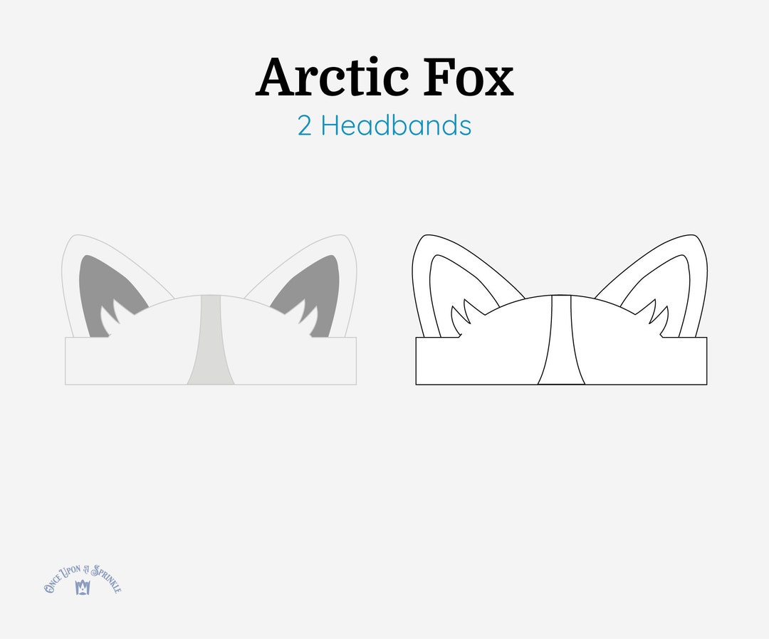 Ocean Helpers Arctic Fox Headband - Etsy