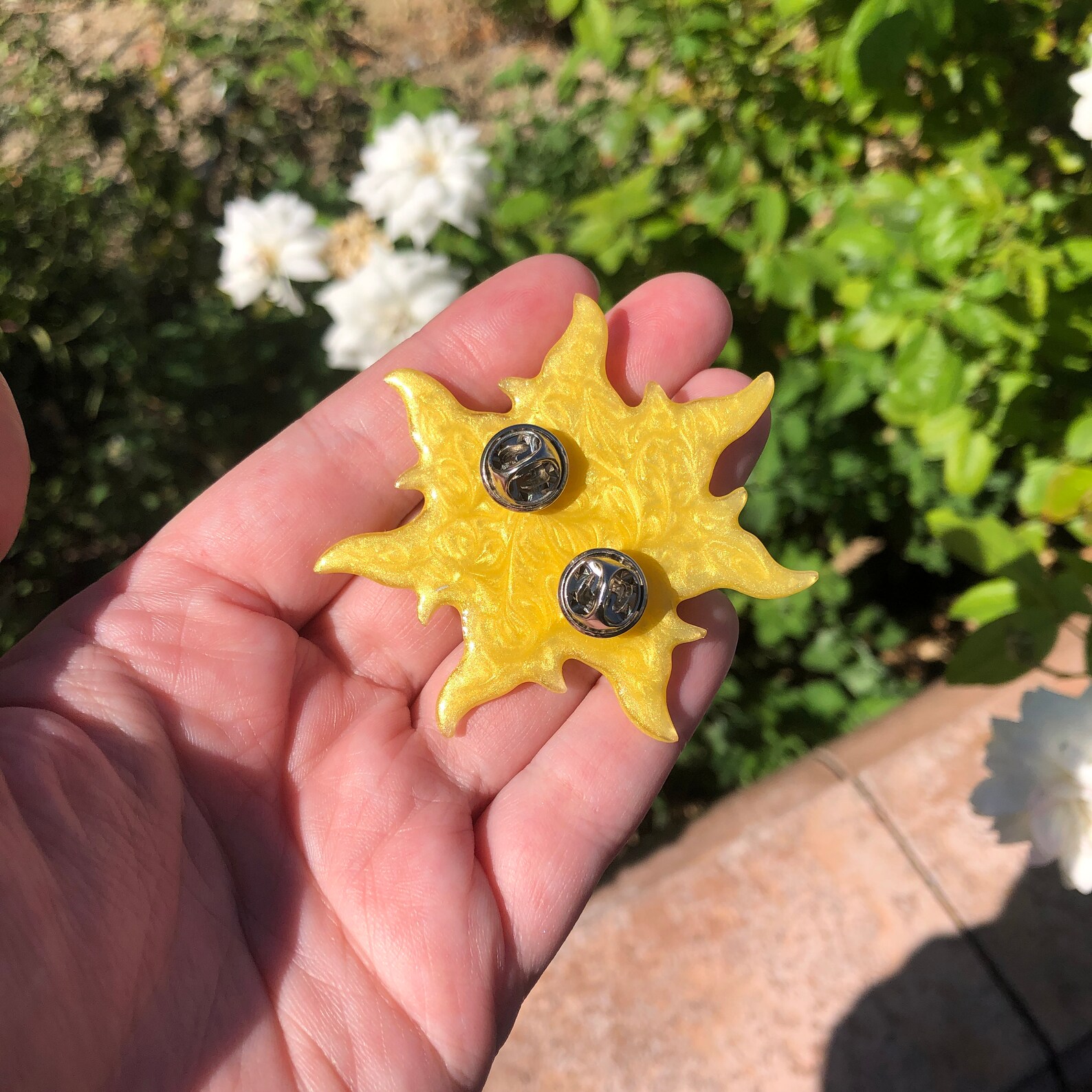 Rapunzel Tangled Sun Brooch/pin . Disney Inspired Brooch/pin . Genuine ...