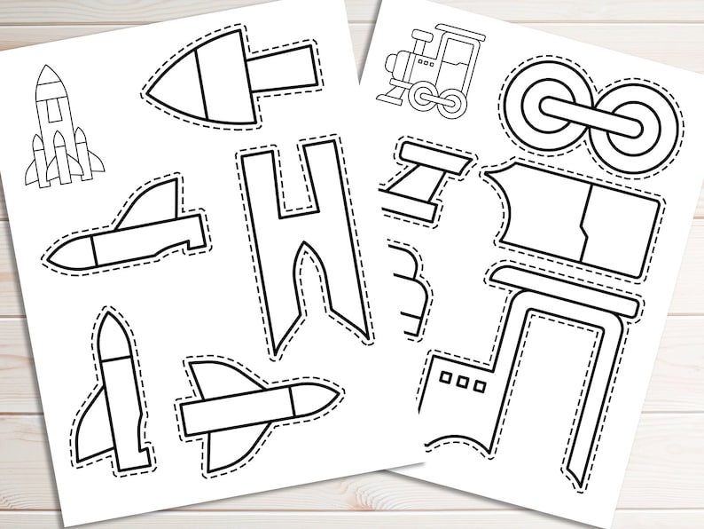 Scissor Cutting Printable Activity Cut and Paste Worksheets | Etsy Canada