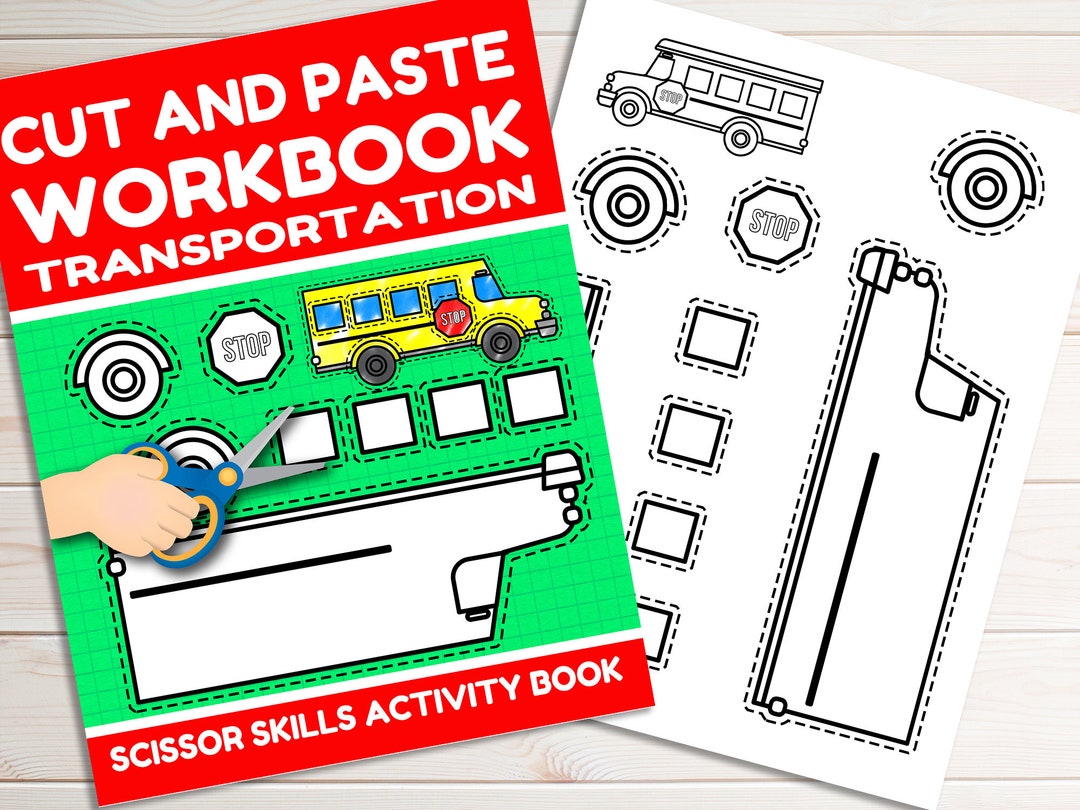 Scissor Cutting Printable Activity Cut and Paste Worksheets ...
