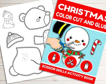 Scissor Cutting Printable Activity Cut and Paste Worksheets With ...