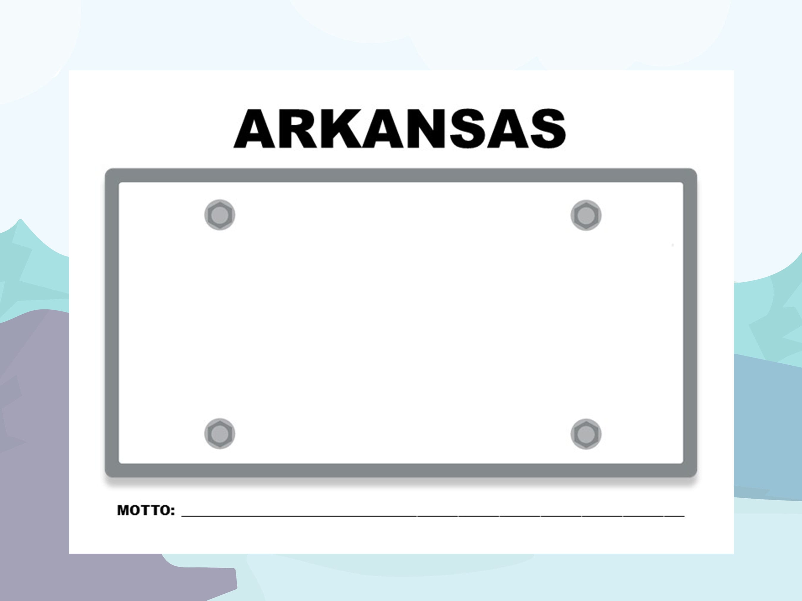 License Plate Scavenger Hunt Road Trip Game for Kids in the Car Find ...