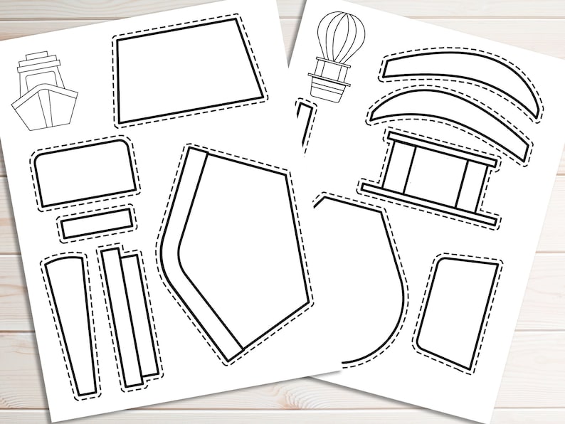 Scissor Cutting Printable Activity Cut and Paste Worksheets - Etsy Canada