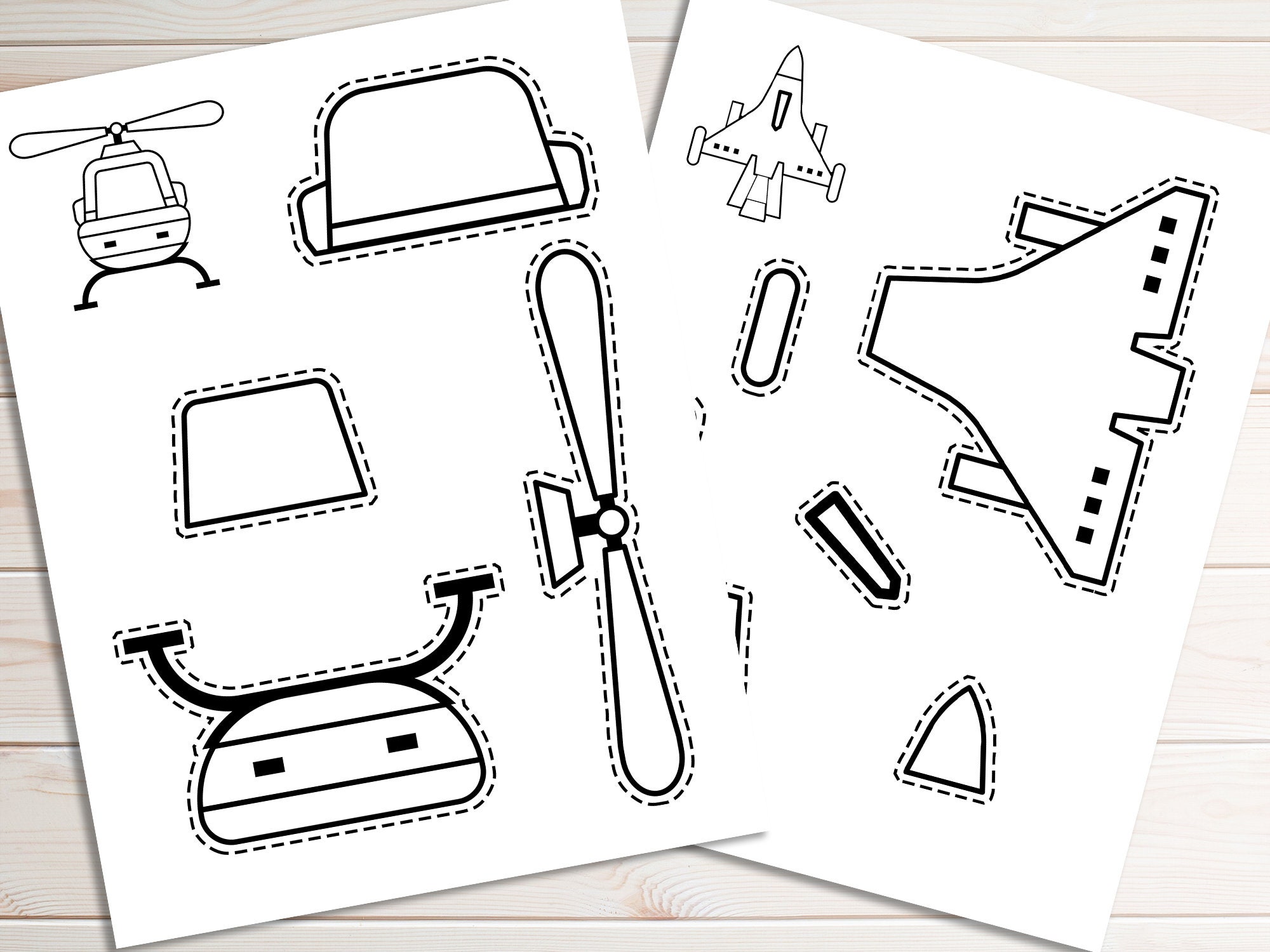 Scissor Cutting Printable Activity Cut and Paste Worksheets - Etsy Canada