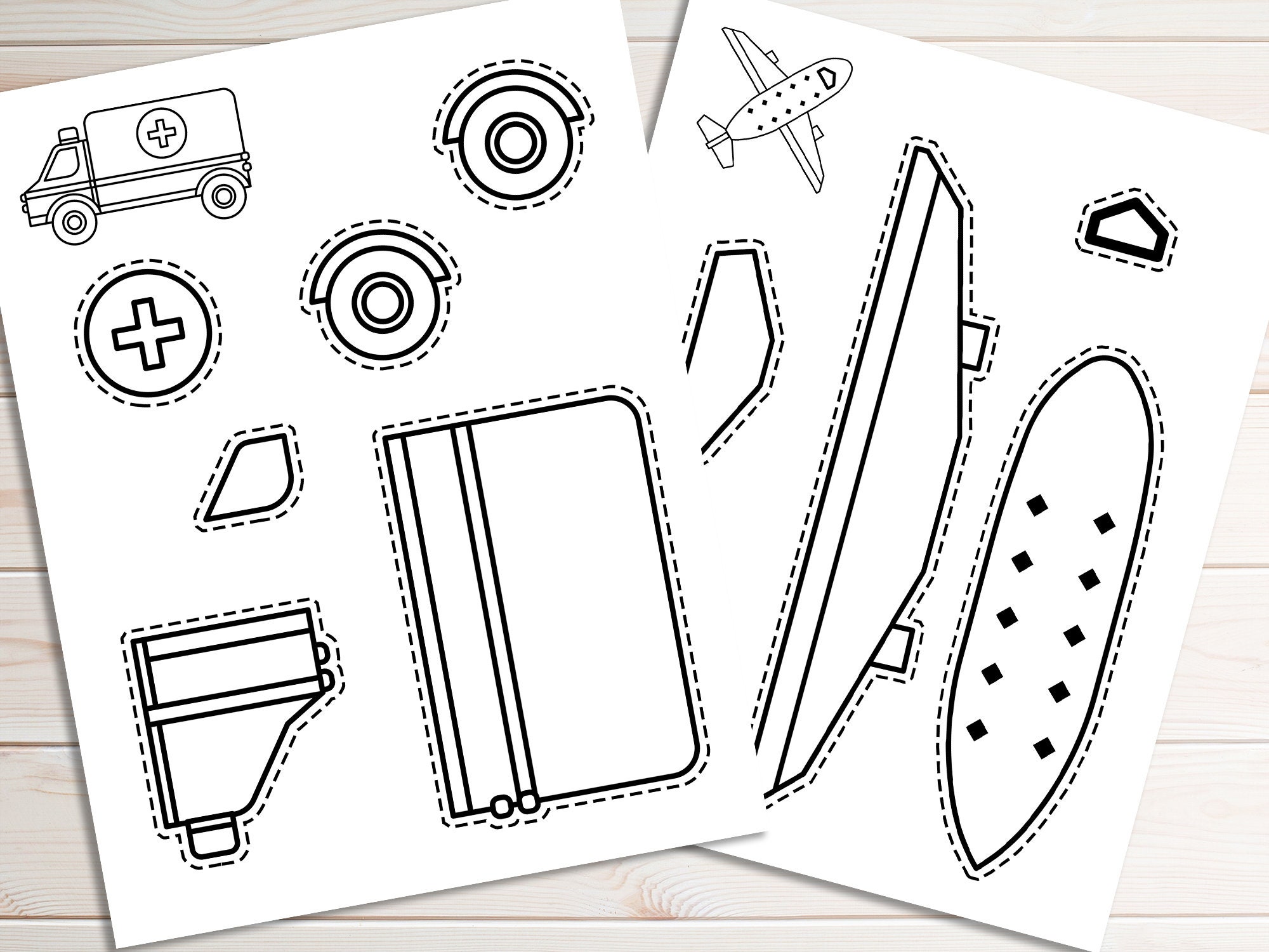 Scissor Cutting Printable Activity Cut and Paste Worksheets ...