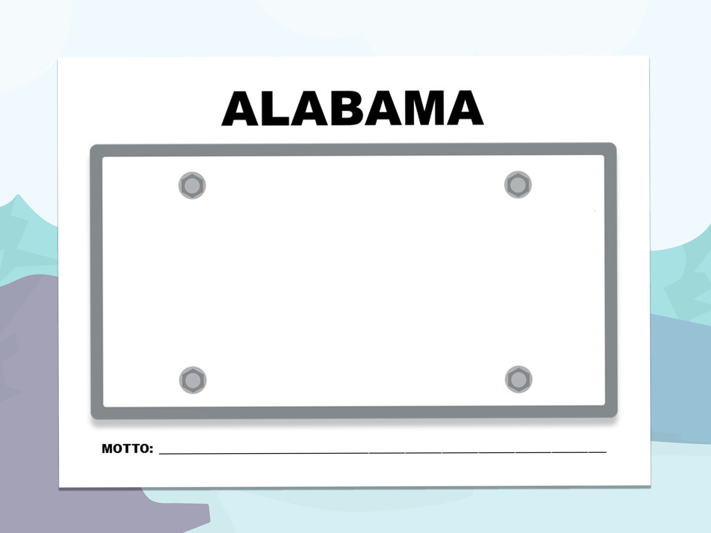 License Plate Scavenger Hunt Road Trip Game for Kids in the Car Find ...
