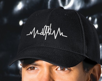 Heartbeat of a Trader Embroidered Hat | Forex | Crypto Gift | Trader ...
