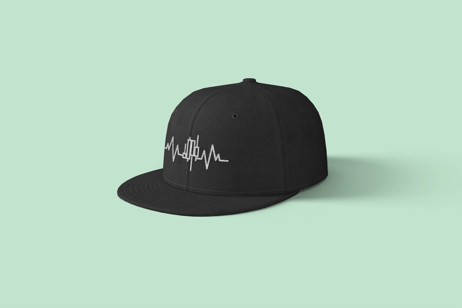 Heartbeat of a Trader Embroidered Hat | Forex | Crypto Gift | Trader ...