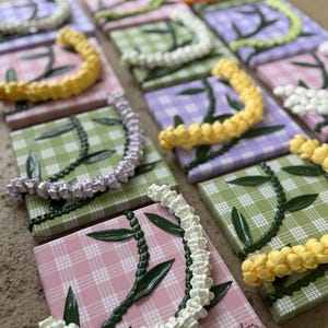 3D Hawaiian Flower Lei on Palaka Canvas- Acrylic Art Painting-hawaii ...