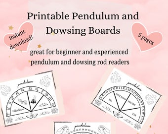 Pendulum Board Printable | Etsy