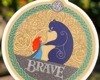 Pixar Brave Sticker - Etsy