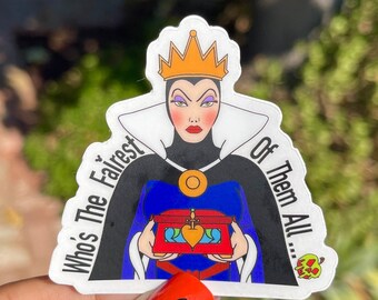 Disney Villain Evil Queen Sticker - Etsy