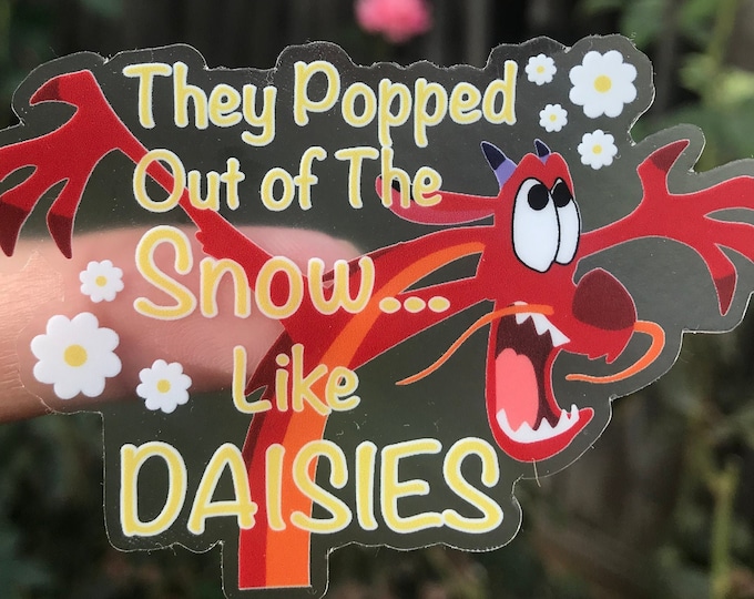 Mushu Sticker // Mulan Sticker // Disney Sticker // Disneyland Sticker ...