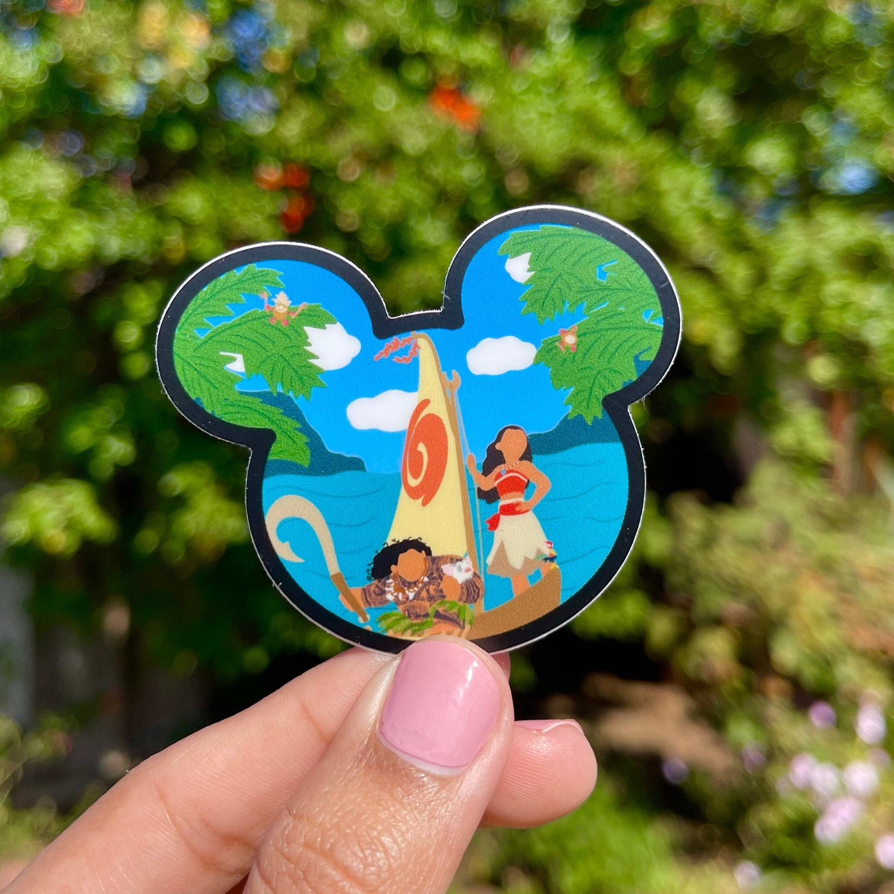 Disney Princess Moana Sticker // Disney Princess Sticker // - Etsy