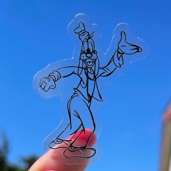Disney Goofy Sketch Sticker // Goofy Sticker // Disney Sticker | Etsy