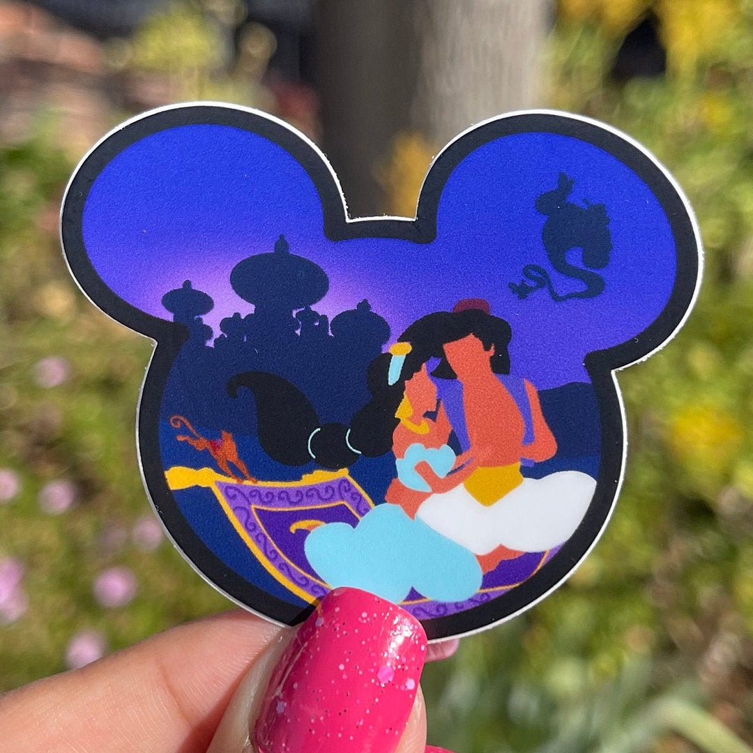 Disney Princess Aladdin Sticker // Disney Princess Sticker // Disney ...