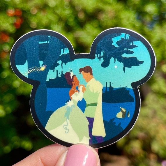 Disney Princess and the Frog Sticker // Disney Princess - Etsy