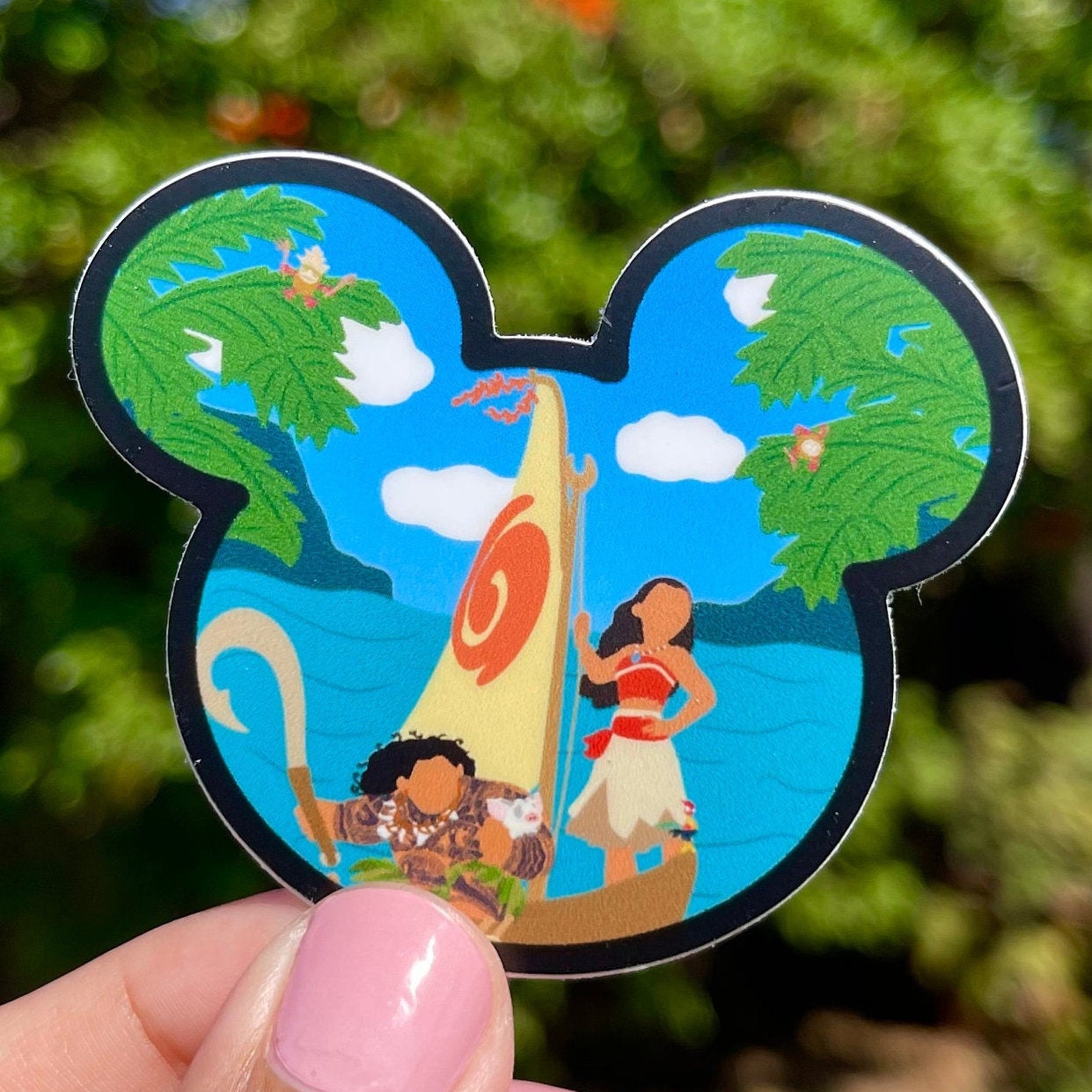 Disney Princess Moana Sticker // Disney Princess Sticker // - Etsy