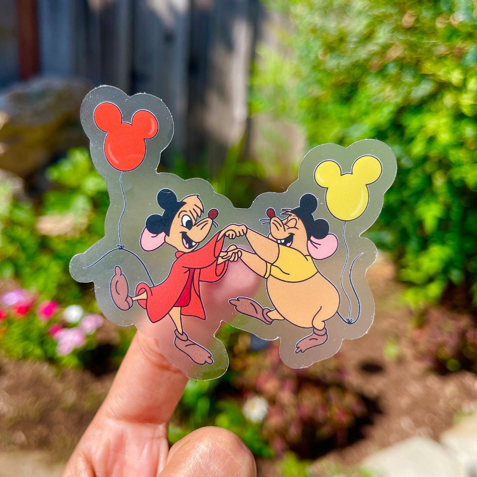 Disney Cinderella Jaq Jaq and Gus Gus Sticker // Disney Jaq | Etsy