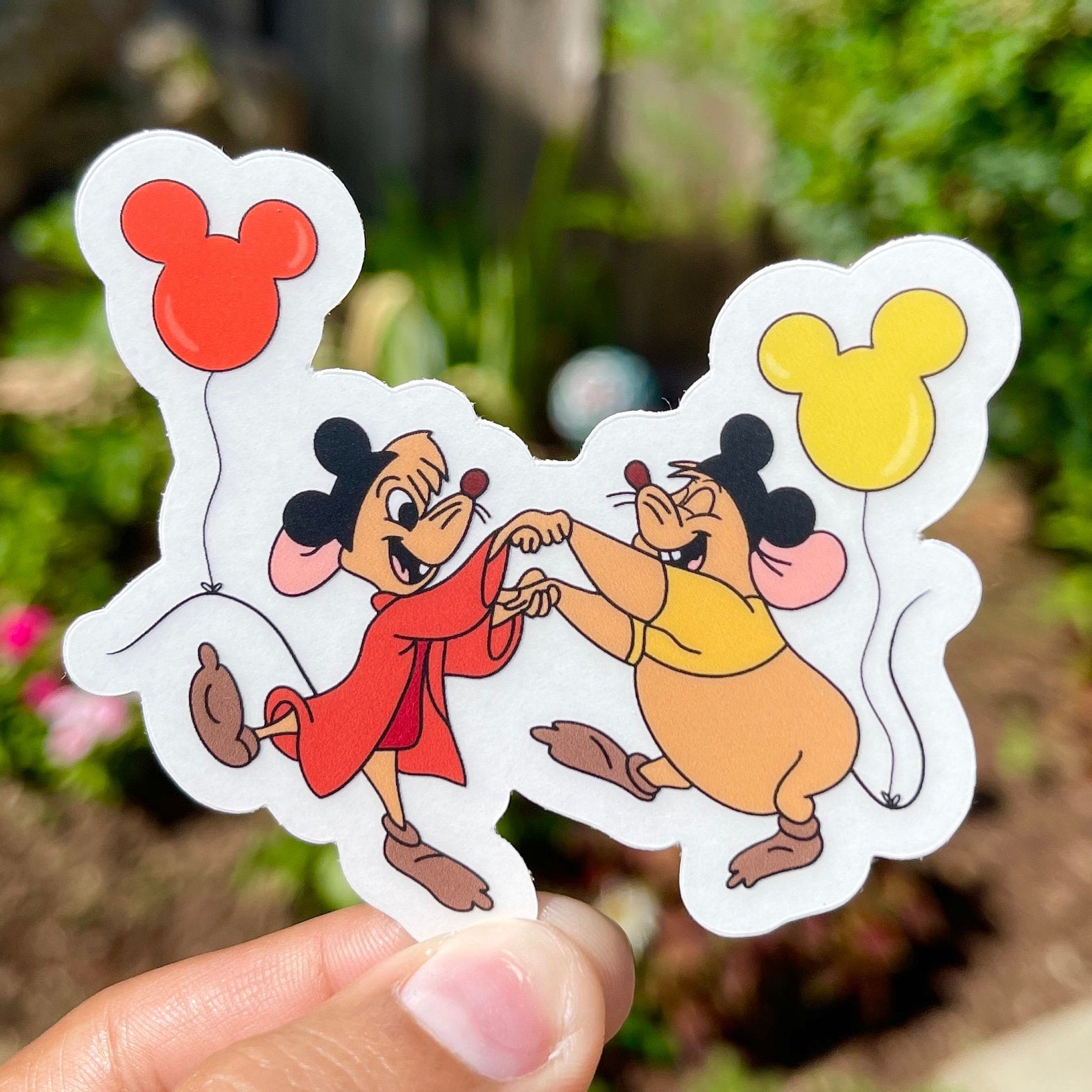 Disney Cinderella Jaq Jaq and Gus Gus Sticker // Disney Jaq | Etsy