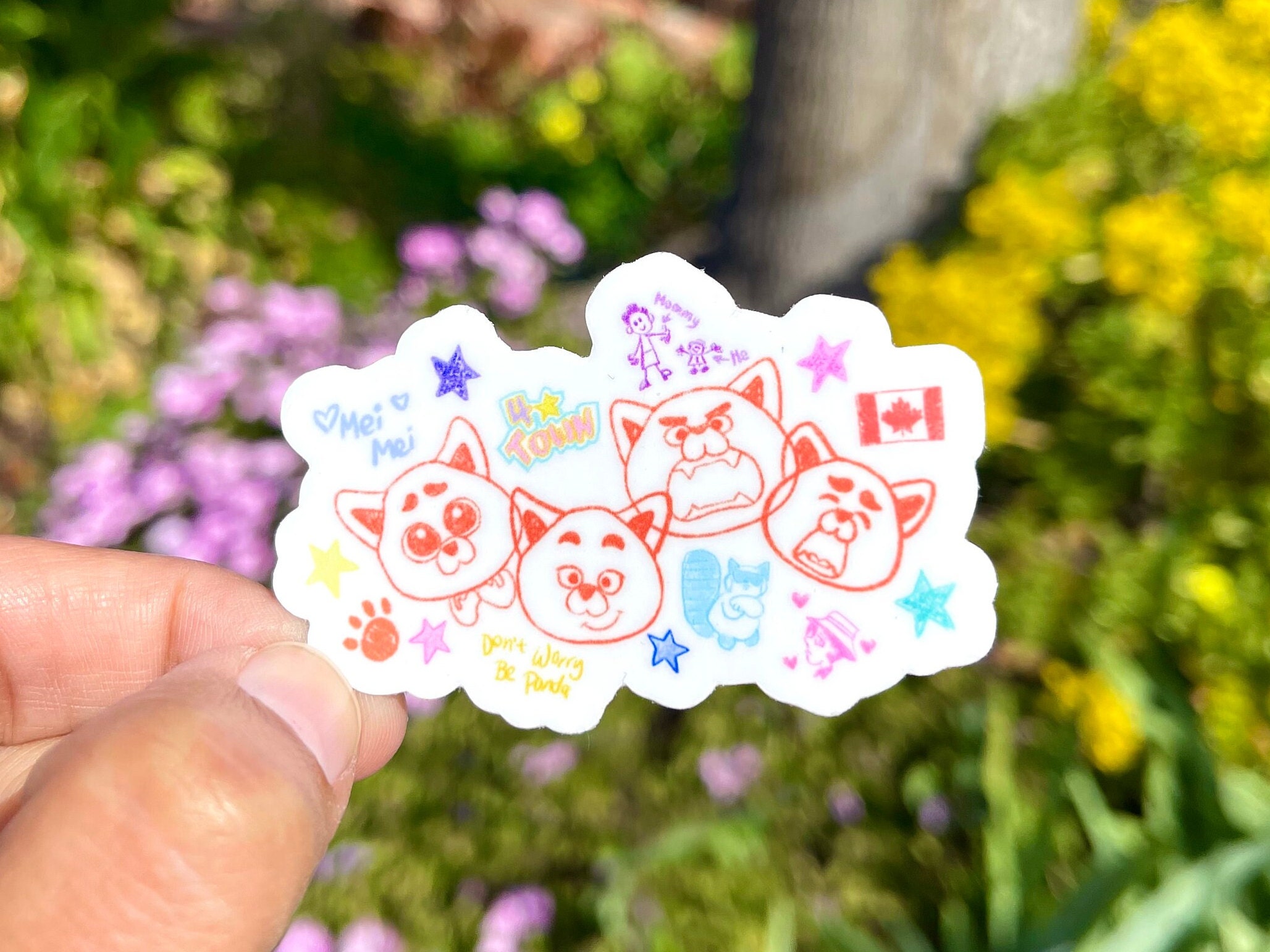 Disney Pixar Turning Red Mei Mei Sticker// Turning Red// 4 - Etsy