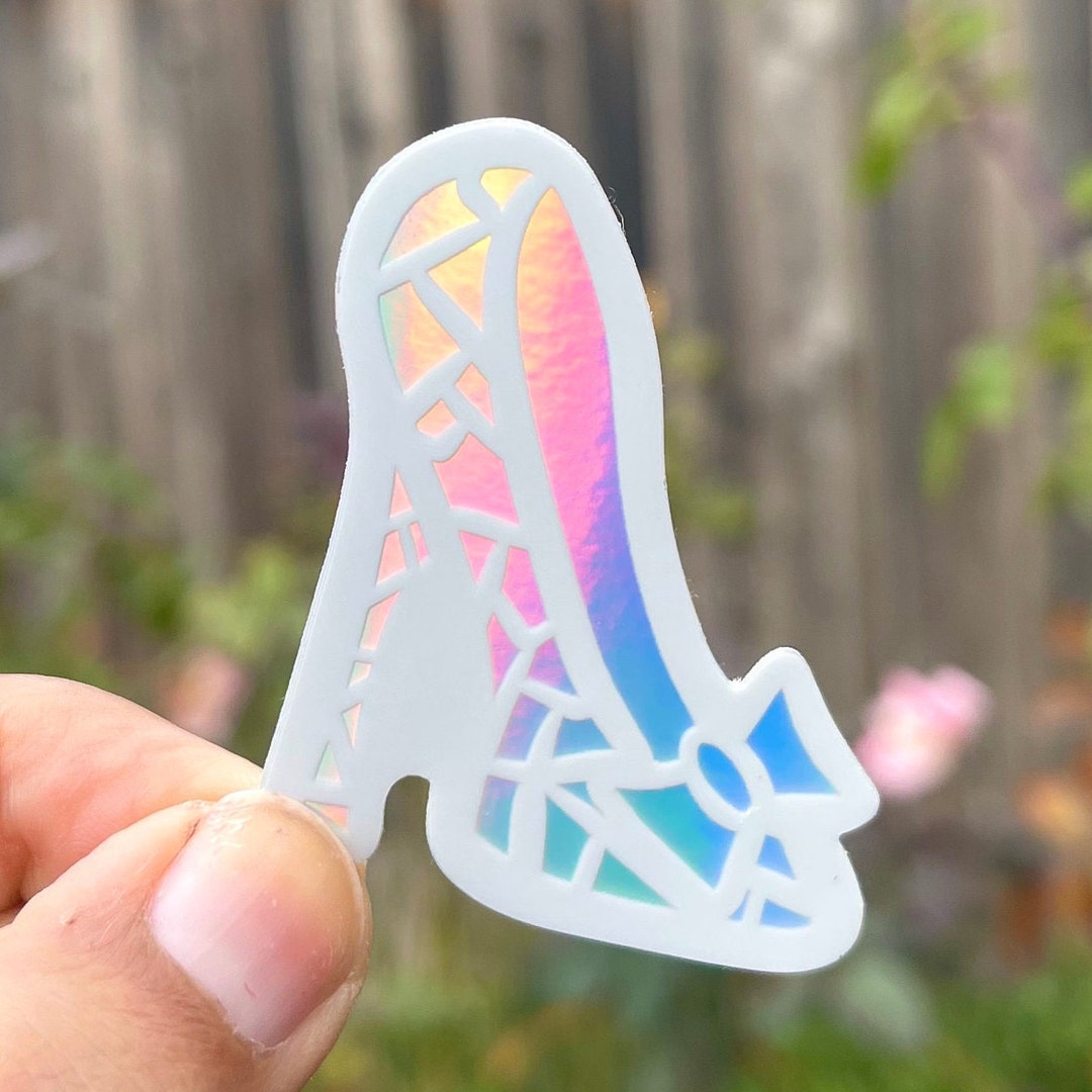 Disney Princess Cinderella Holographic Slipper Sticker// Cinderella ...