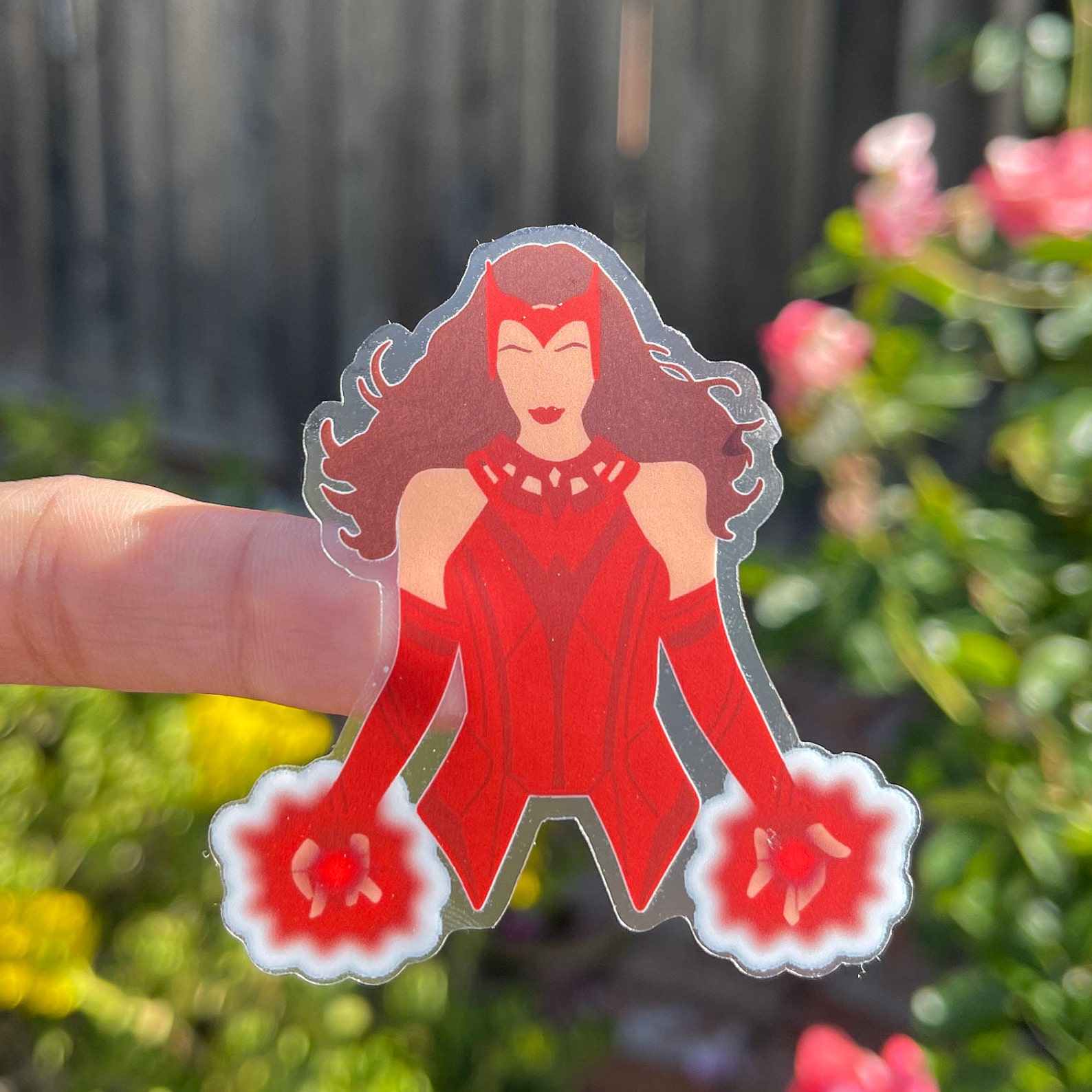 Disney Marvel Wanda Sticker // Wandavision Sticker // Scarlet - Etsy