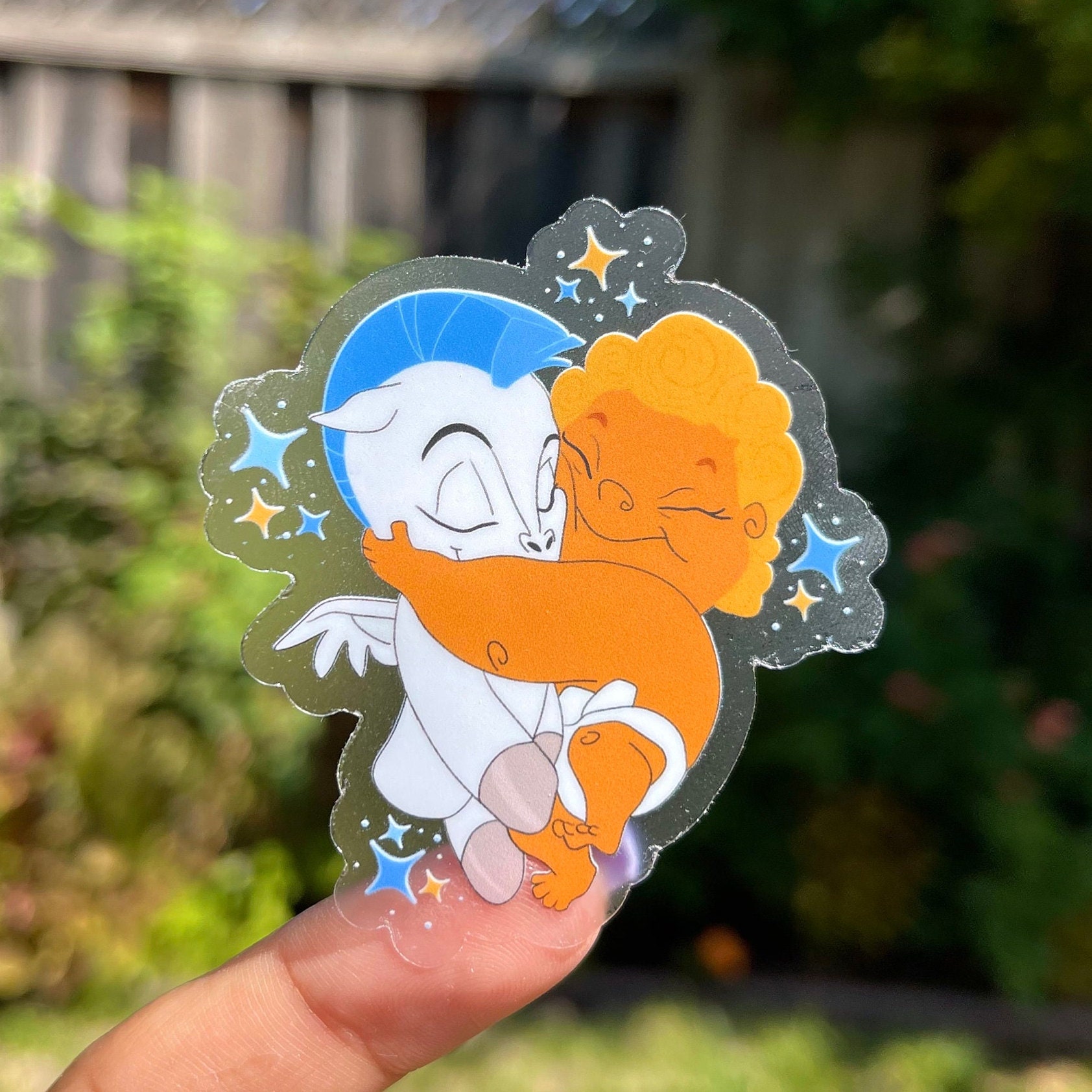 Disney Hercules Sticker // Disney Baby Pegasus and Hercules// | Etsy