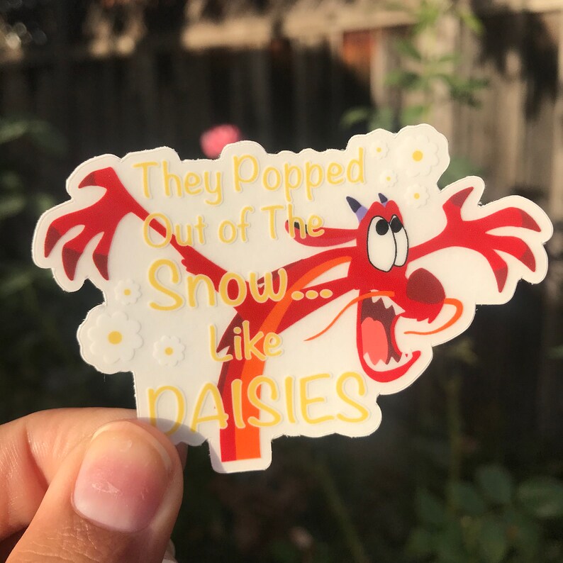 Mushu Sticker // Mulan Sticker // Disney Sticker // Disneyland | Etsy