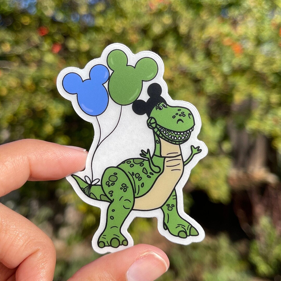 Disney Pixar Rex Sticker // Toy Story Sticker // Pixar Sticker - Etsy