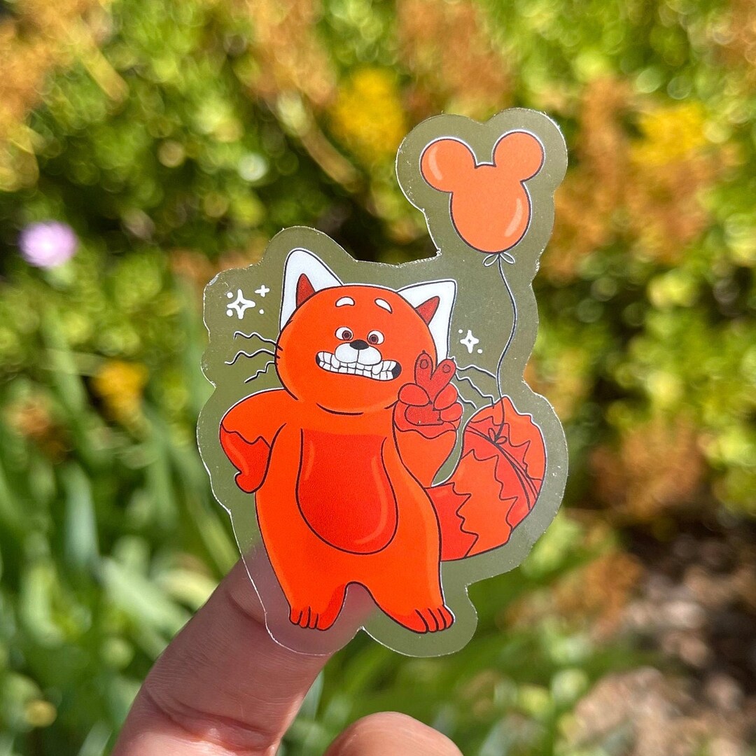 Disney Pixar Mei Mei Turning Red Balloon Sticker// Pixar Turning Red ...