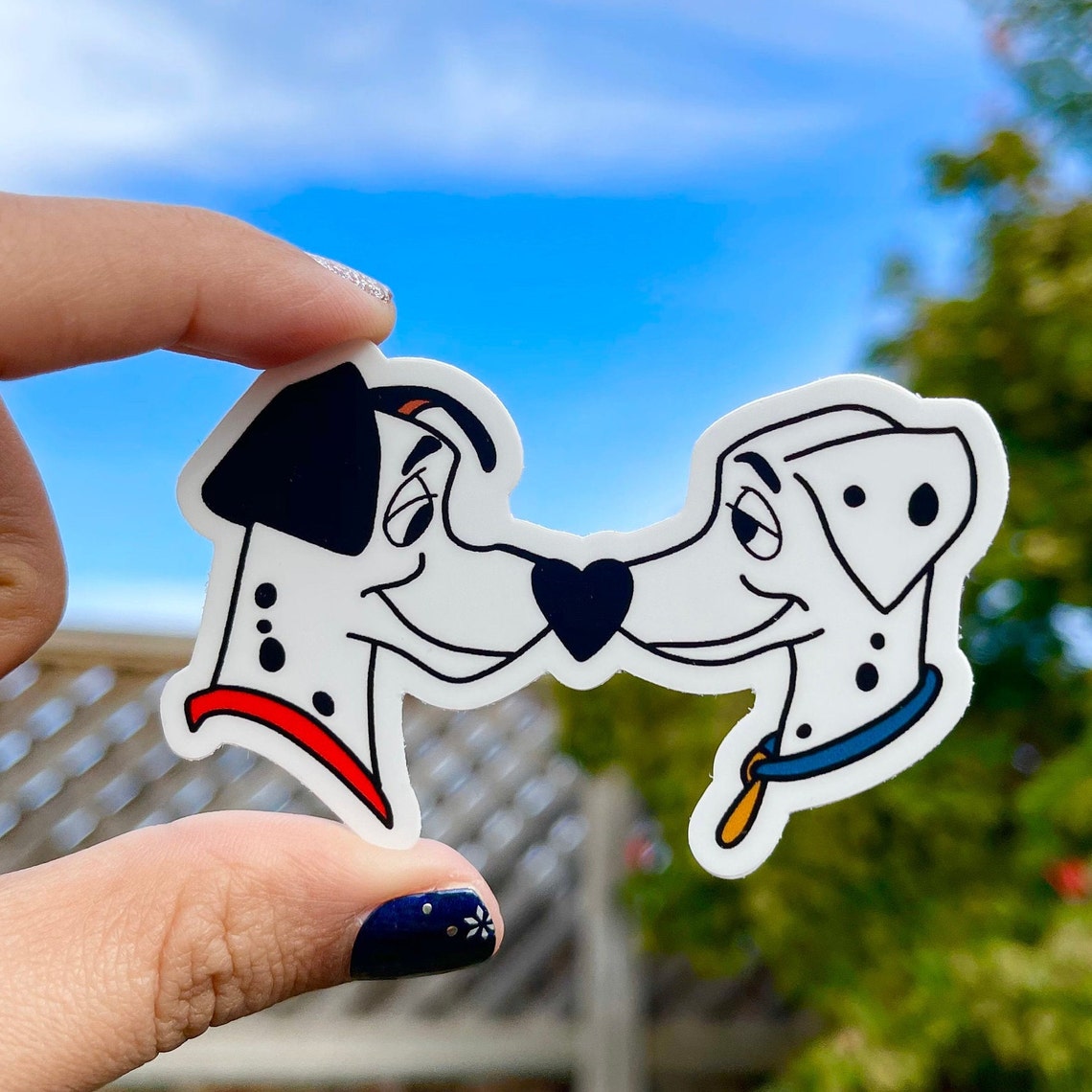 101 Dalmatians Sticker // Pongo and Perdita Sticker // Disney | Etsy