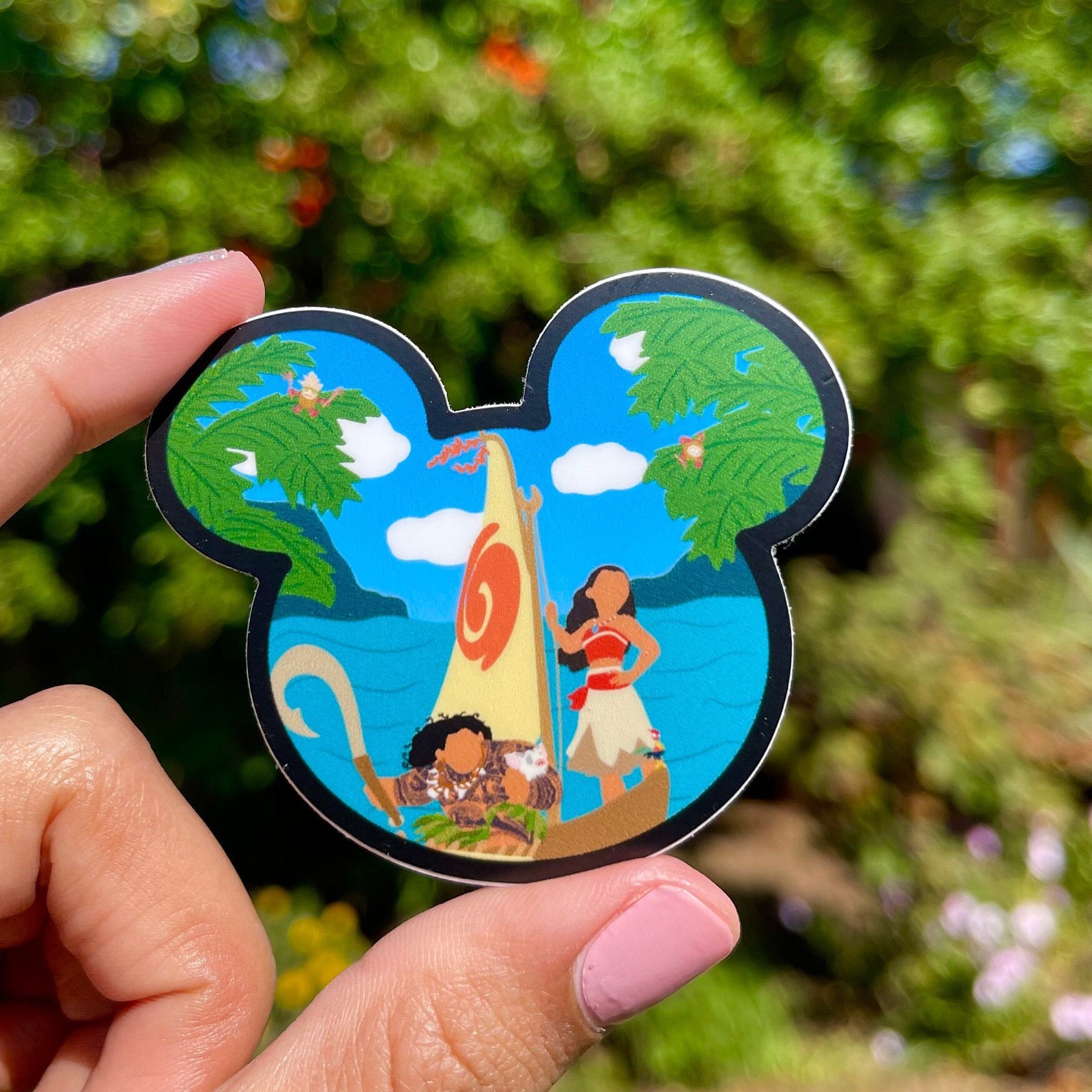 Disney Princess Moana Sticker // Disney Princess Sticker // - Etsy