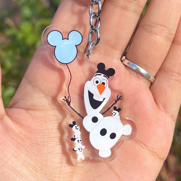 Olaf Keychain - Etsy