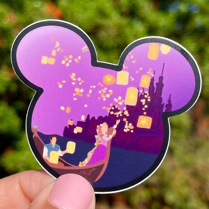 Disney Princess Tangled Sticker // Disney Rapunzel Sticker // - Etsy