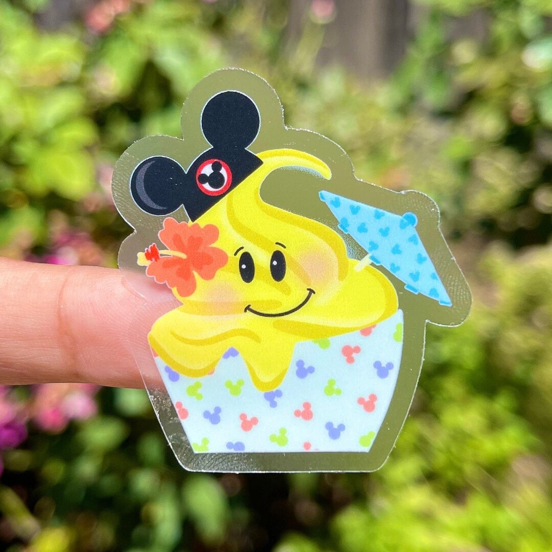 Disney Dole Whip Sticker // Dole Whip Sticker // Disney Food Sticker ...