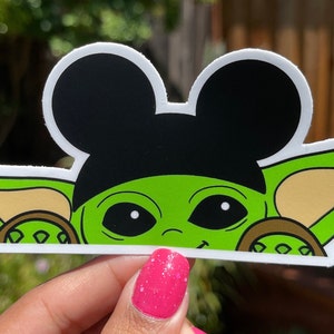 Baby Yoda Grogu Bumper Sticker // Baby Yoda Bumper Sticker // Grogu ...