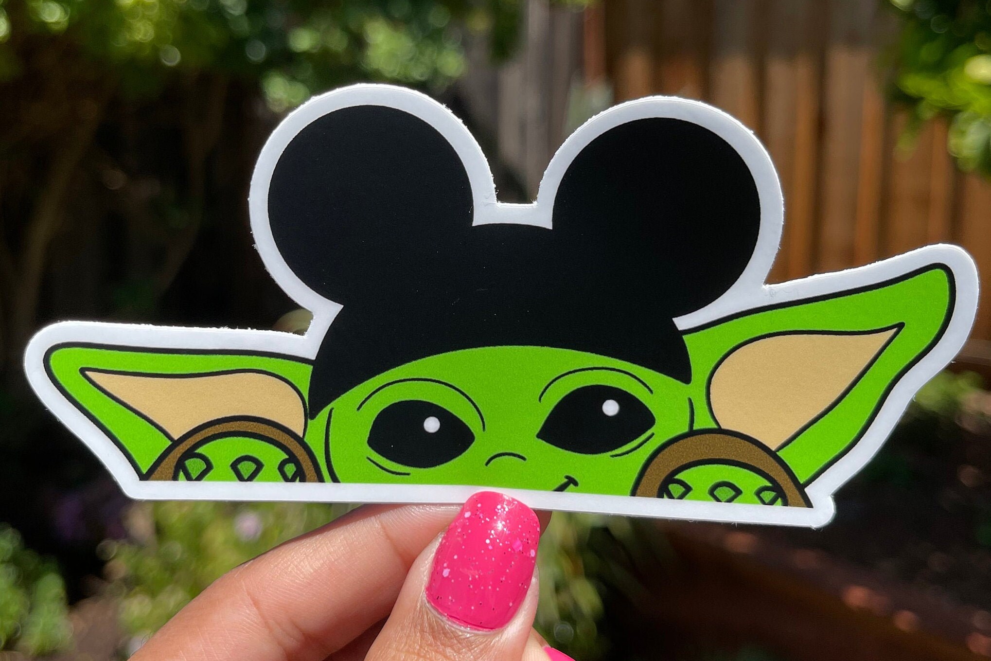 Baby Yoda Grogu Bumper Sticker // Baby Yoda Bumper Sticker // - Etsy UK