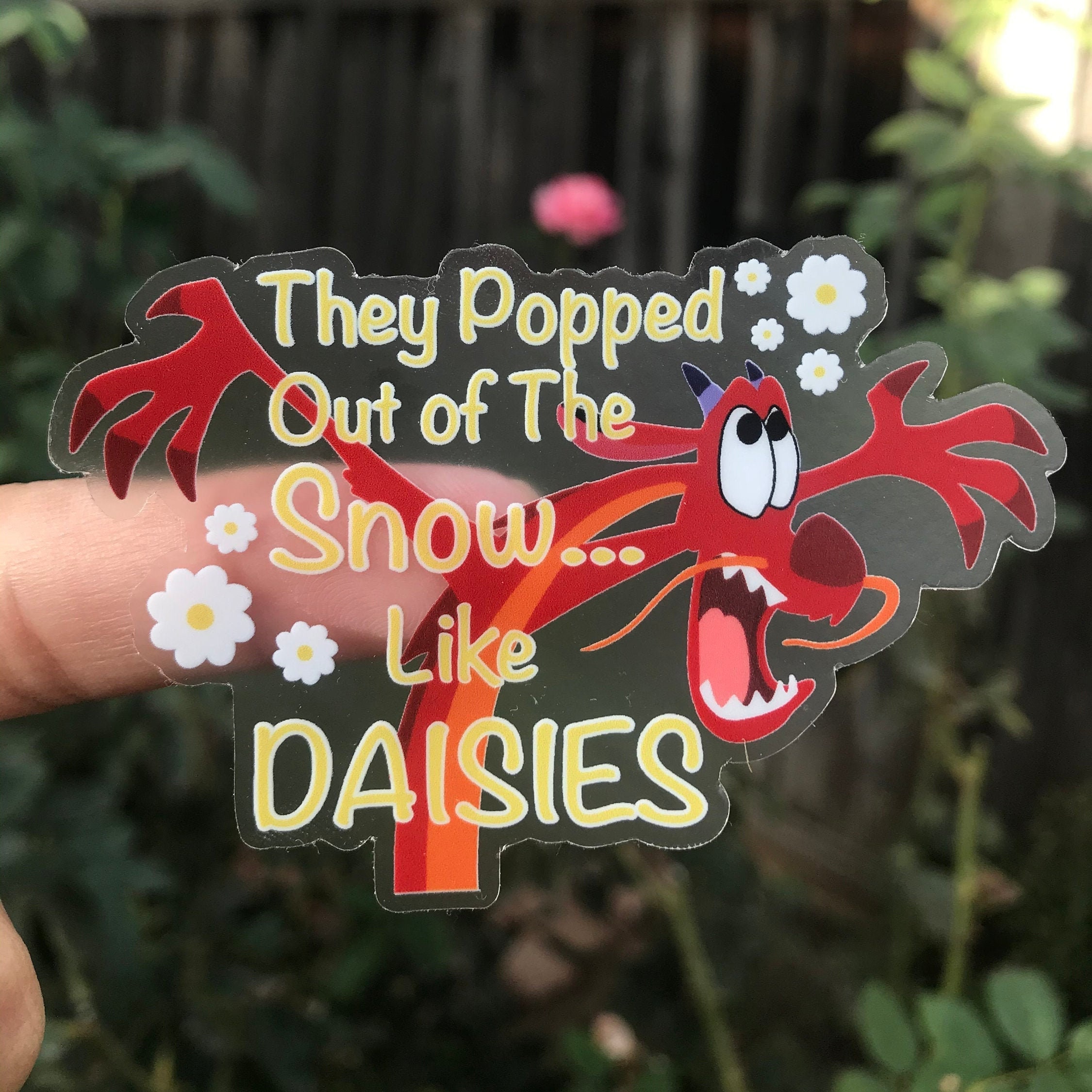 Mushu Sticker // Mulan Sticker // Disney Sticker // Disneyland | Etsy