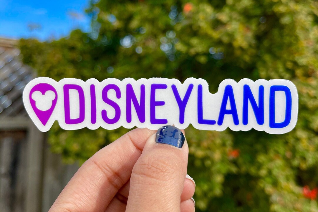 Disneyland Location Sticker // Disneyland Sticker // Disney - Etsy