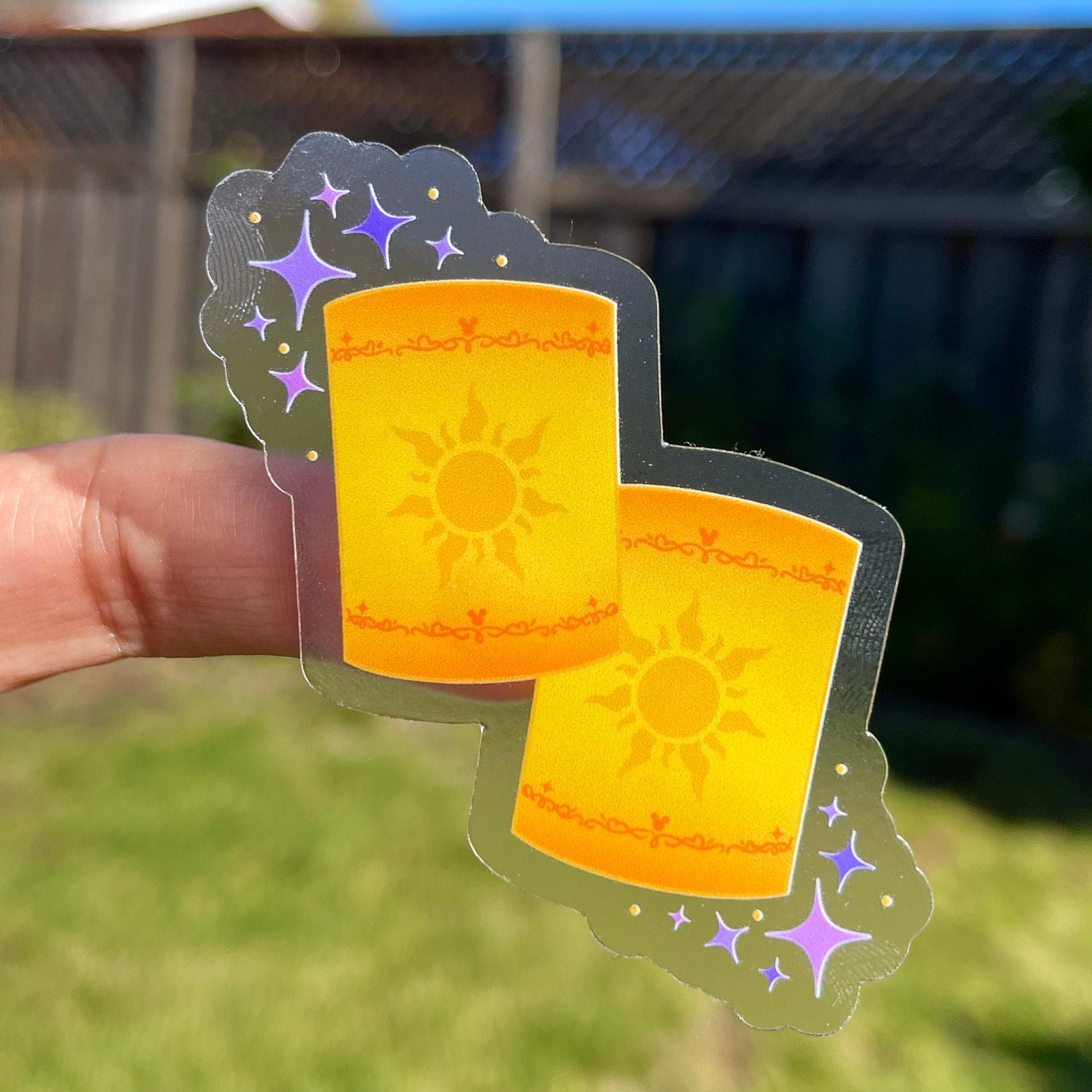 Disney Rapunzel Tangled Lanterns Sticker // Tangled - Etsy