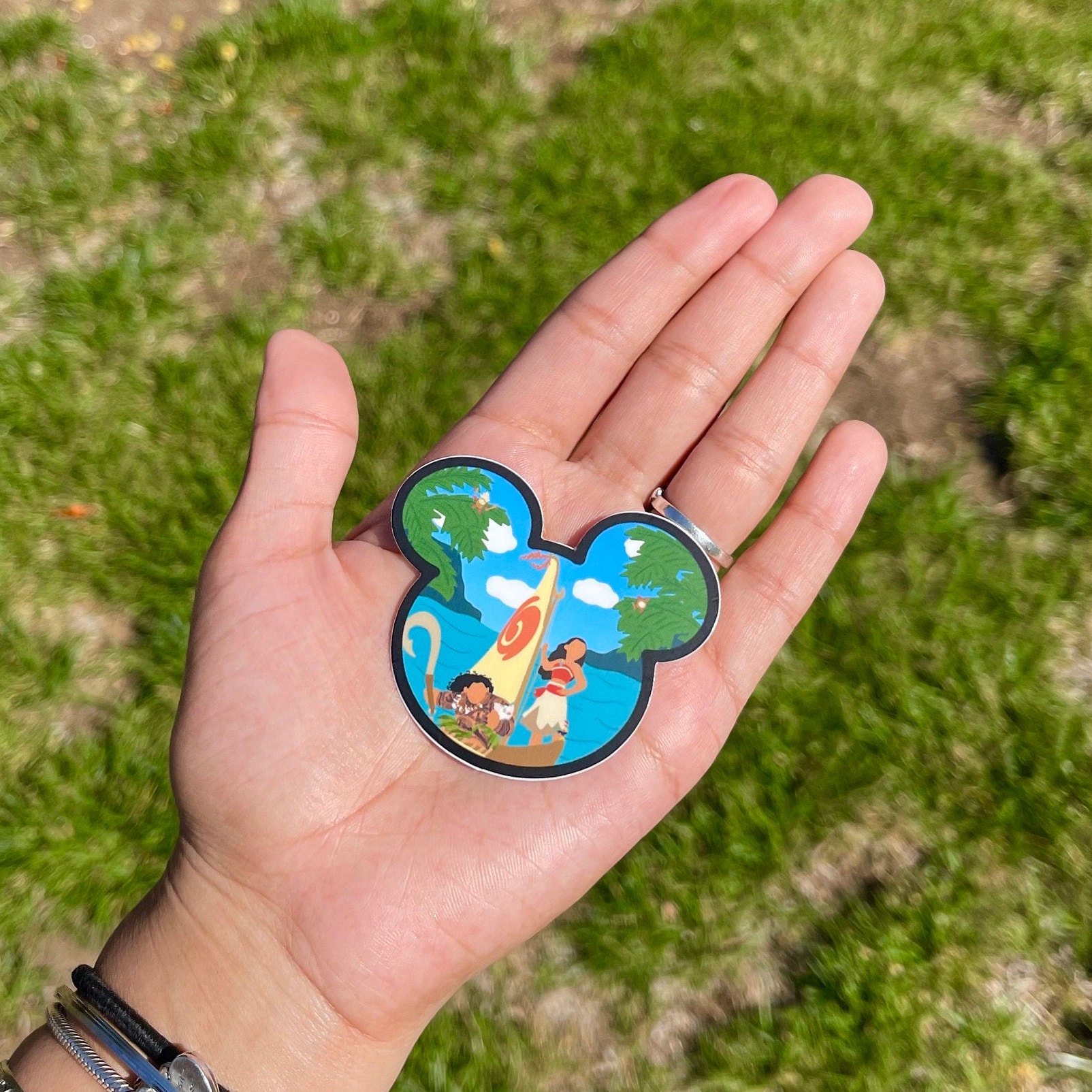 Disney Princess Moana Sticker // Disney Princess Sticker // | Etsy