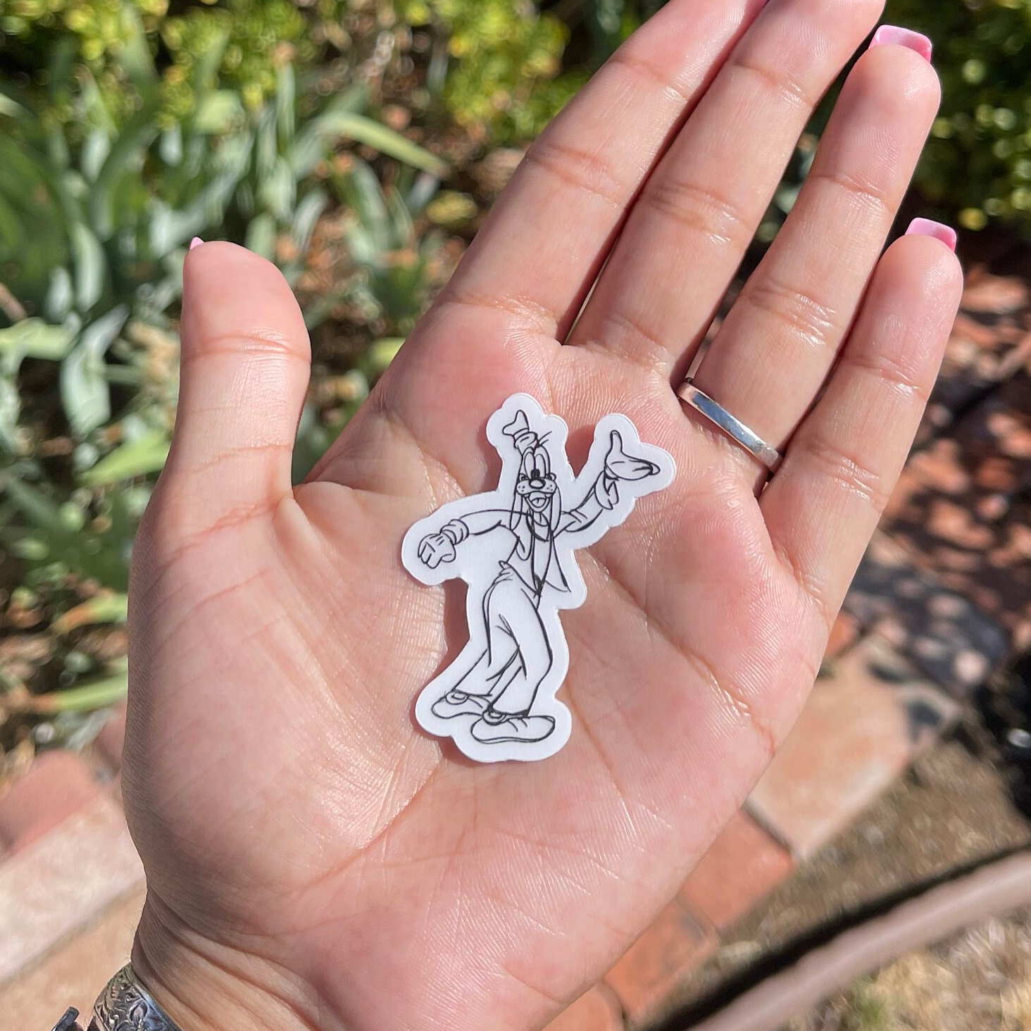 Disney Goofy Sketch Sticker // Goofy Sticker // Disney Sticker | Etsy