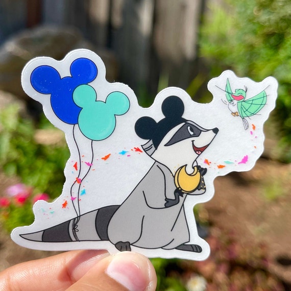 Disney Pocahontas Meeko and Flit Sticker // Disney Meeko and | Etsy