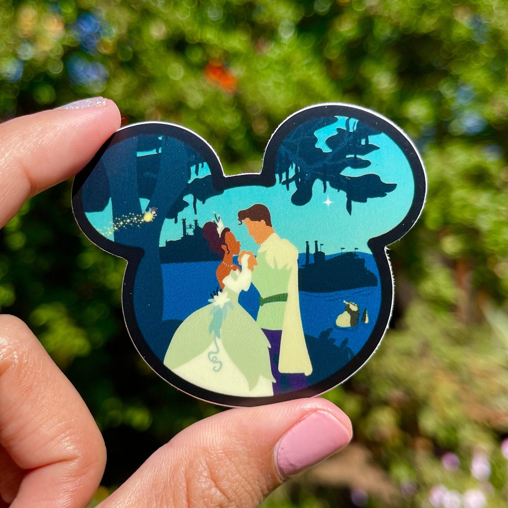 Disney Princess and the Frog Sticker // Disney Princess - Etsy